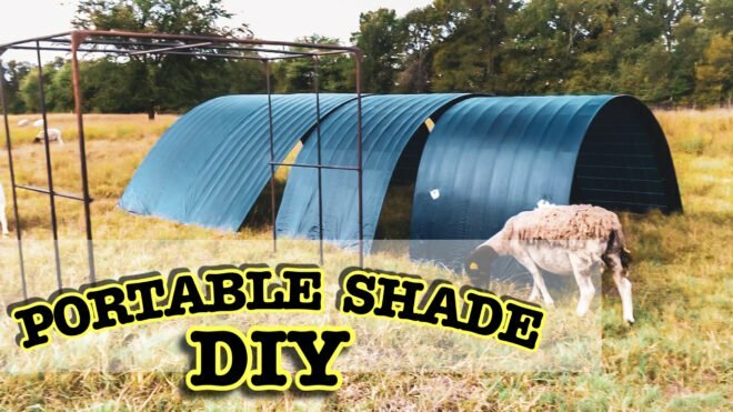 TUTORIAL: DIY Portable Shade Structures for Sheep and Goats The Shepherdess