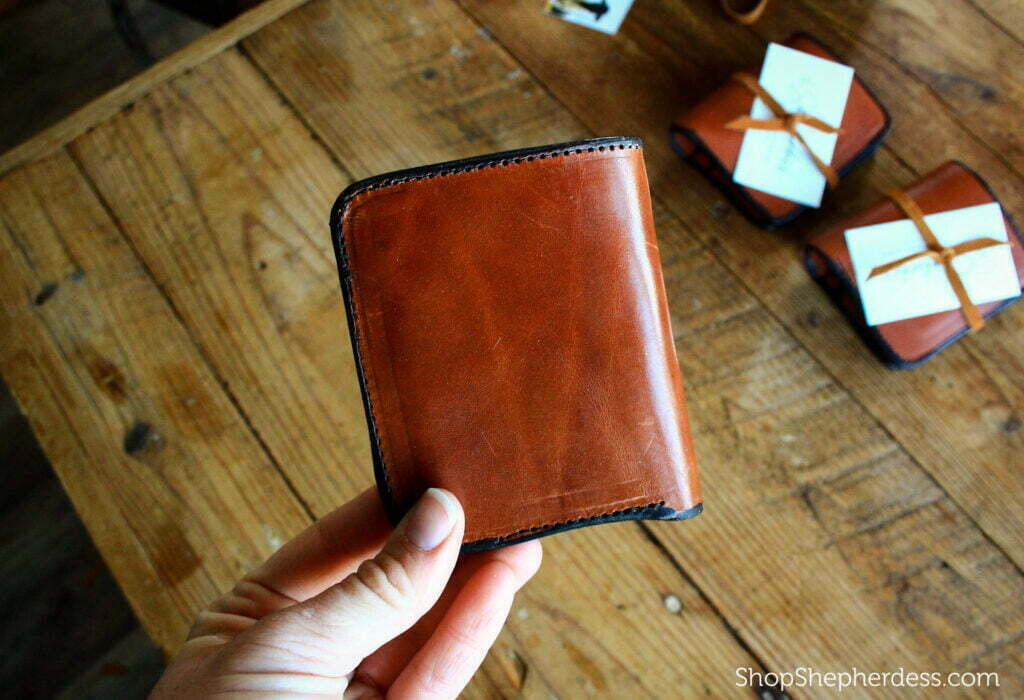 American Made Leather Wallet The Shepherdess