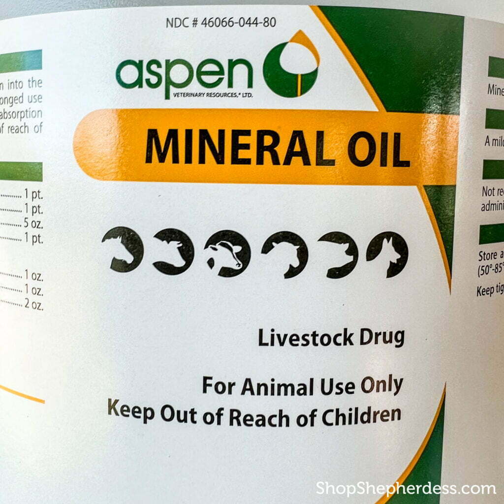 Hand Lube for Assisted Lambing (8oz. Mineral Oil) The Shepherdess