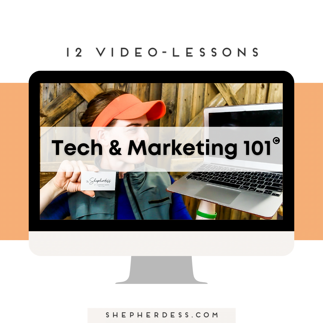Tech & Marketing 101© The Shepherdess